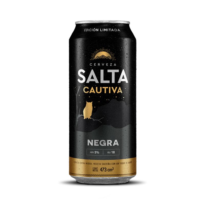 Cerveza negra Salta cautiva en lata 473 cc. - Carrefour
