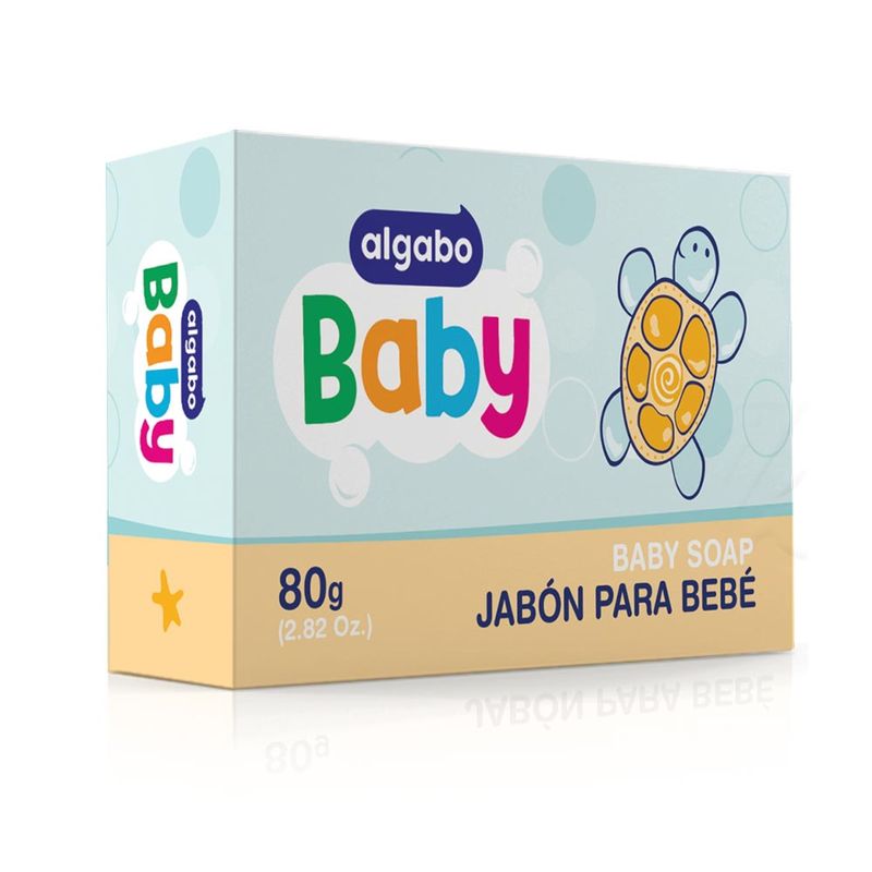 Jabón de tocador Algabo baby para bebé 80 g. - Carrefour