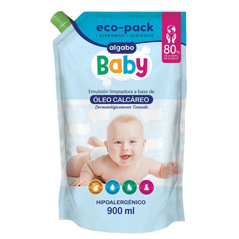 Óleo calcáreo Algabo baby hipolargenico 900 cc. - Carrefour