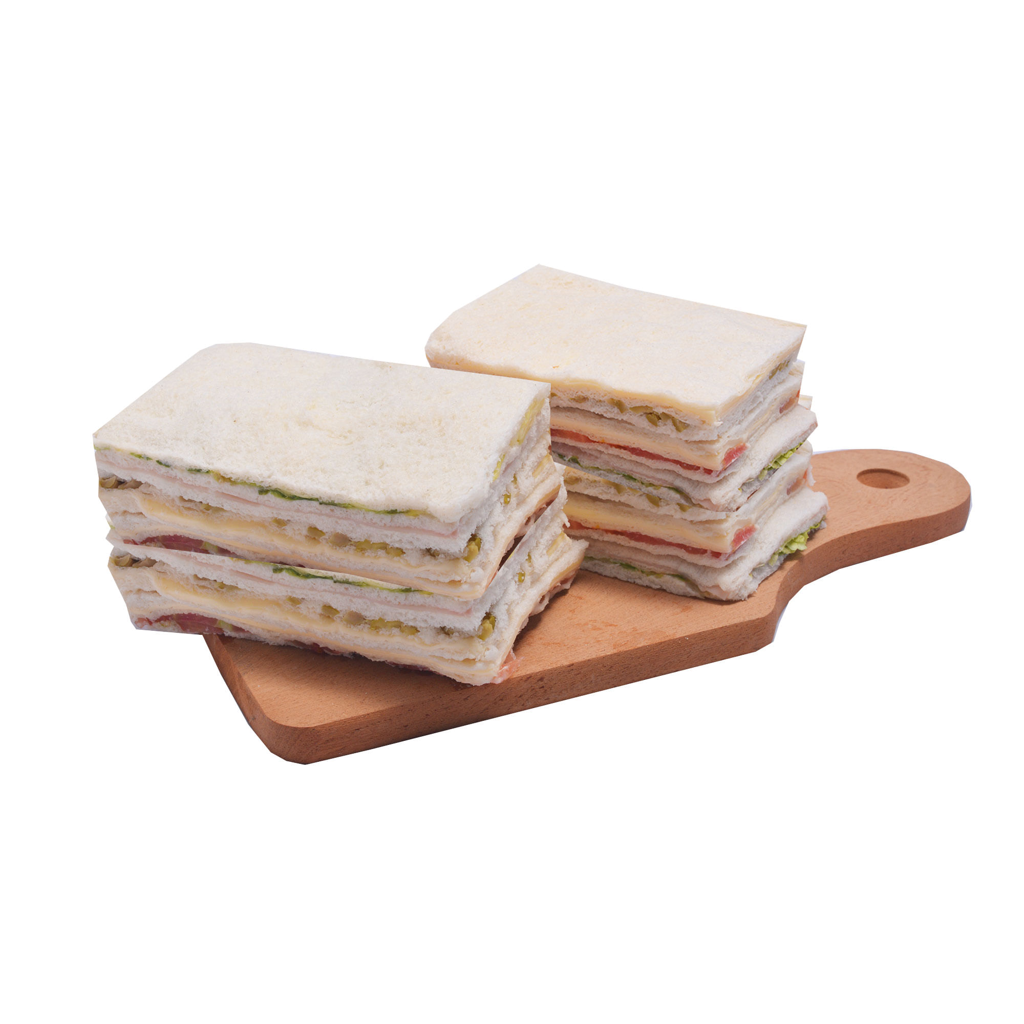 Sandwich triple de miga surtidos x 12 uni - Carrefour