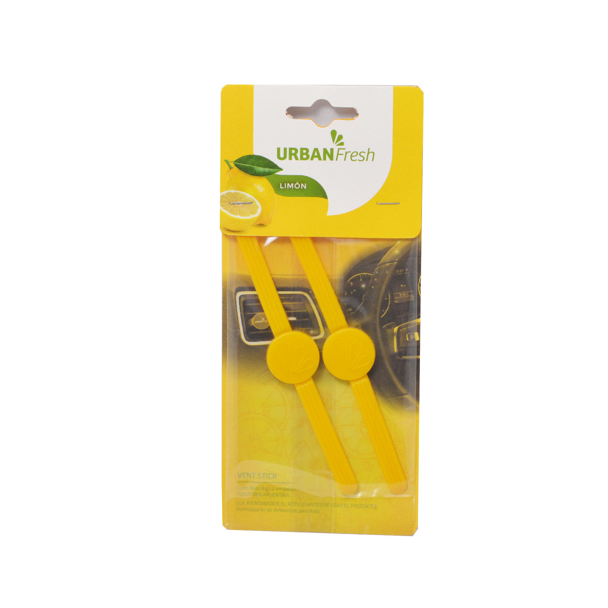 Vent stick x 6 grs Urban Fresh x 2 uni limón - Carrefour