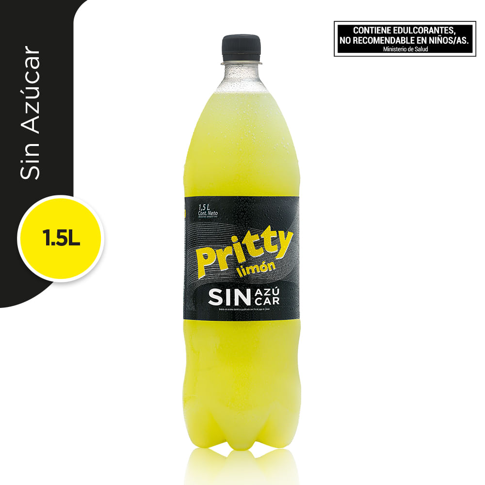 Gaseosa limón Pritty cero 1,5 lts - Carrefour