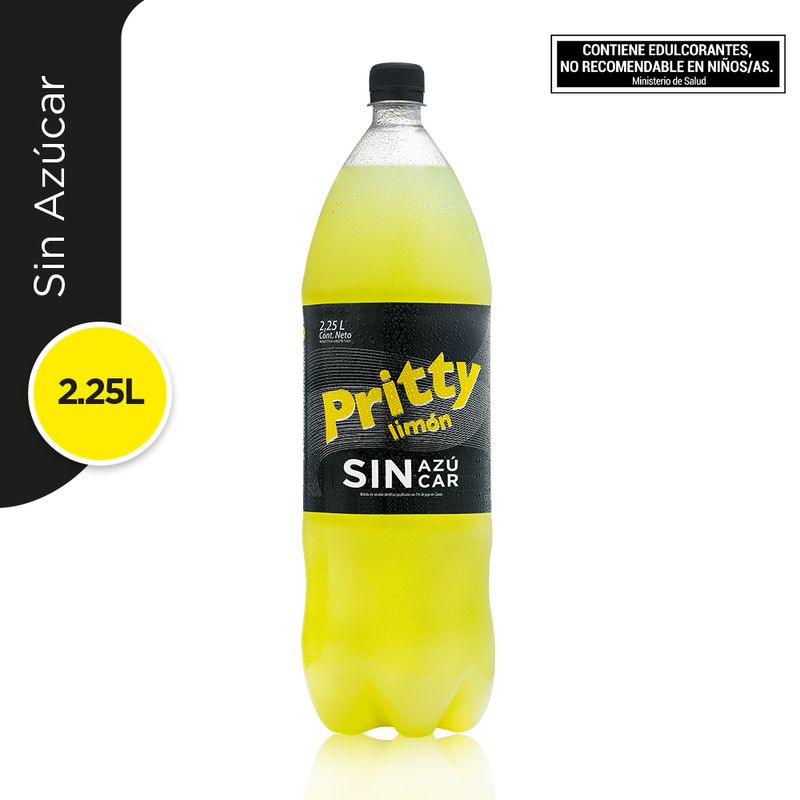 Gaseosa limón Pritty cero 2,25 lts - Carrefour