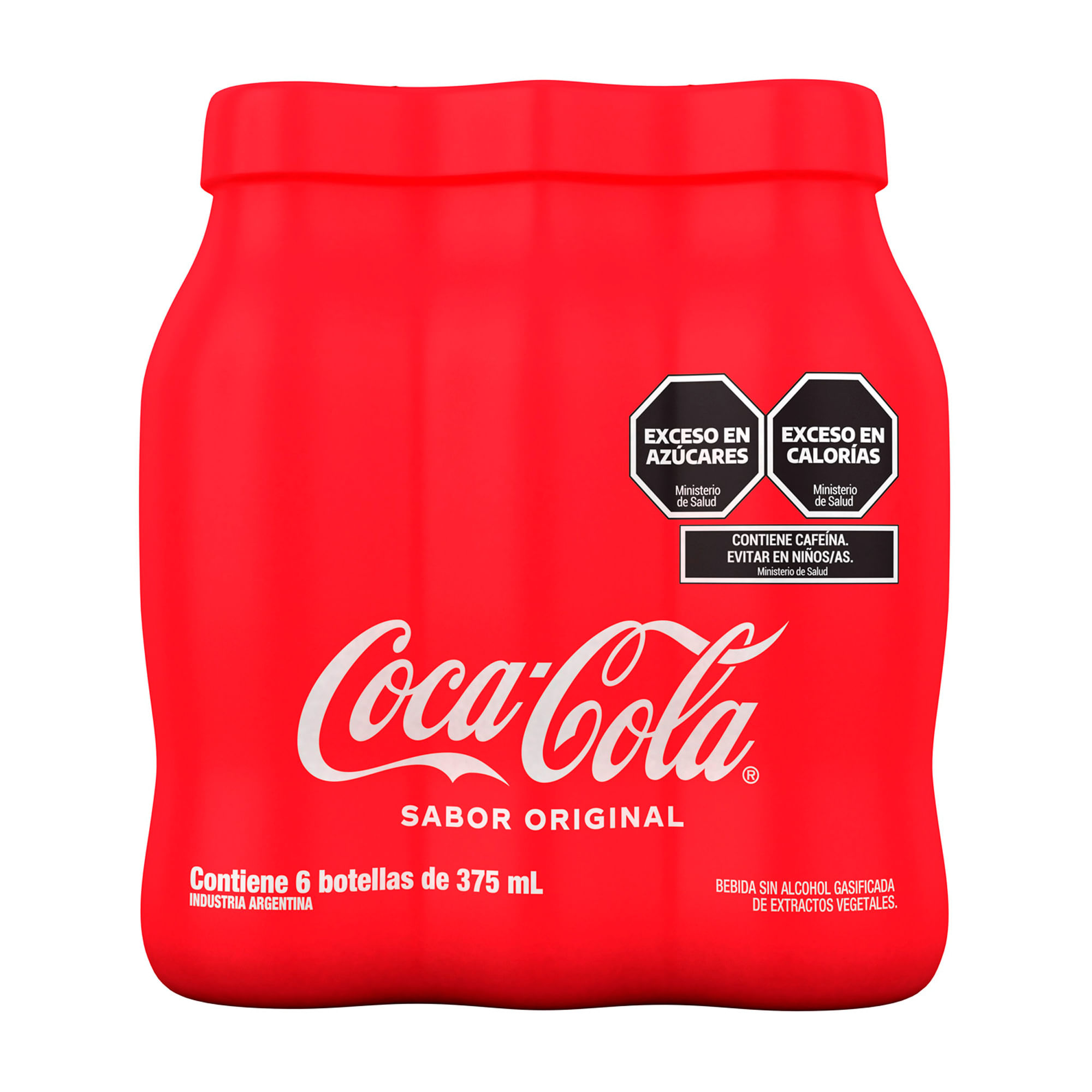 Gaseosa cola Coca Cola x6 pet 375 ml - Carrefour Gaseosa cola Coca Cola x6 pet 375 ml - Carrefour