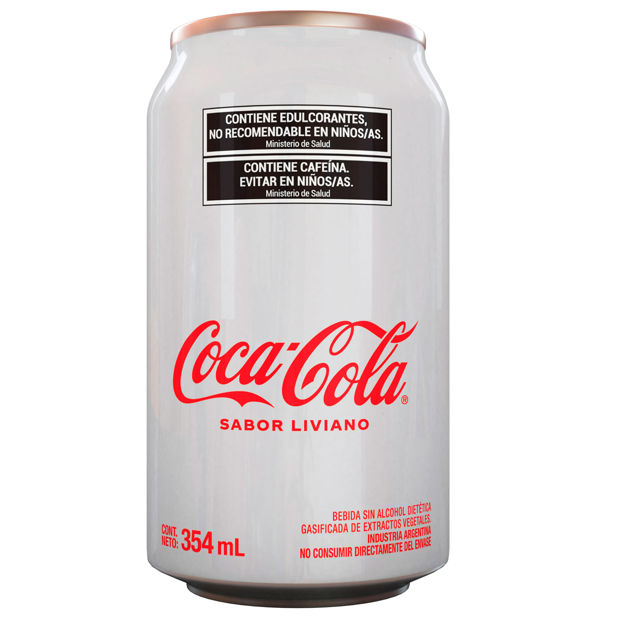 Gaseosa cola Coca Cola light en lata 354 ml - Carrefour Gaseosa cola Coca Cola light en lata 354 ml - Carrefour