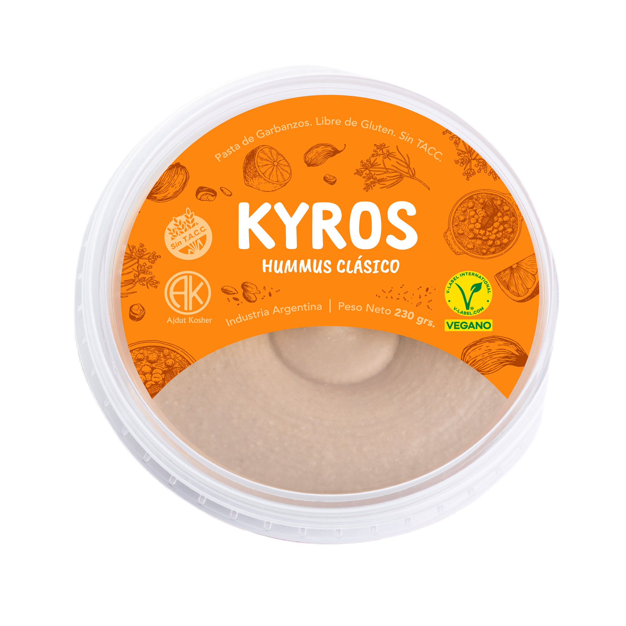 Hummus Kyros clásico 230 g. - Carrefour