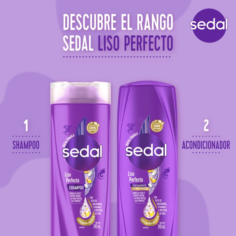 Acondicionador Sedal liso perfecto 190 cc. - Carrefour