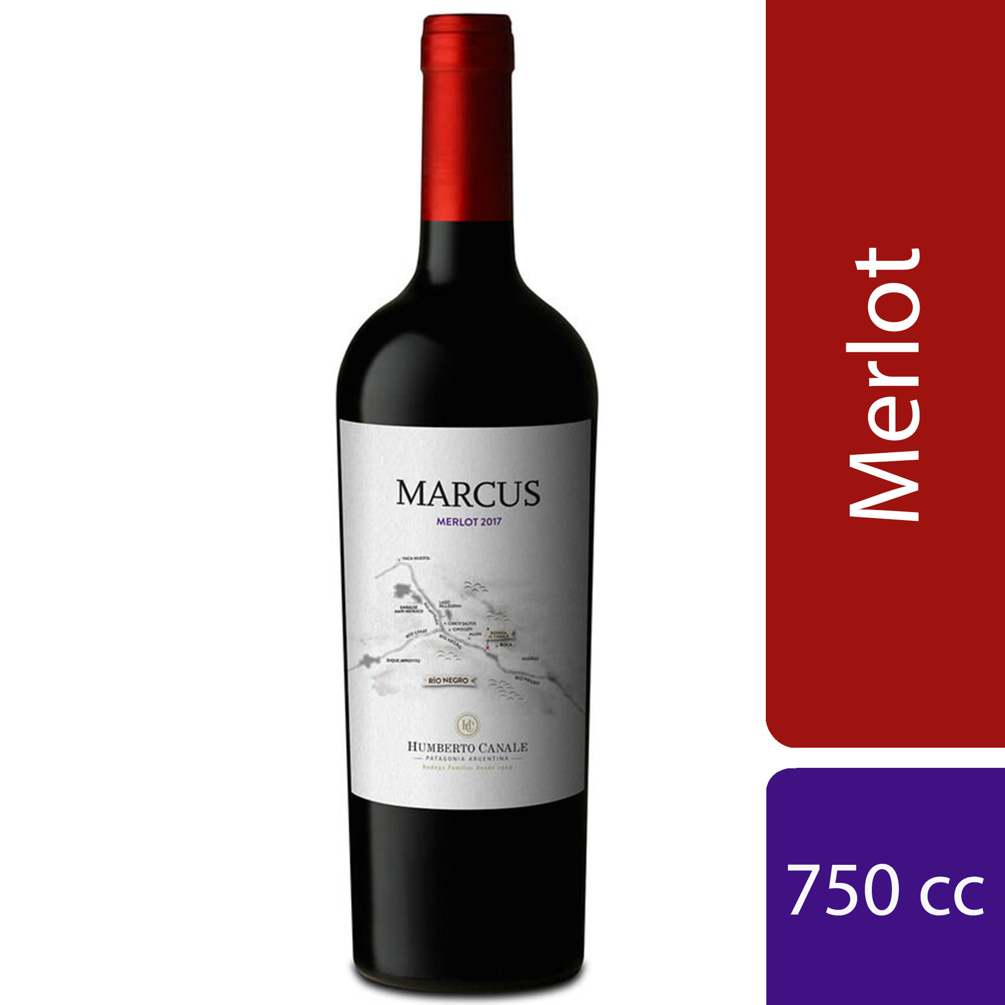 Vino tinto merlot Marcus 750 cc. - Carrefour