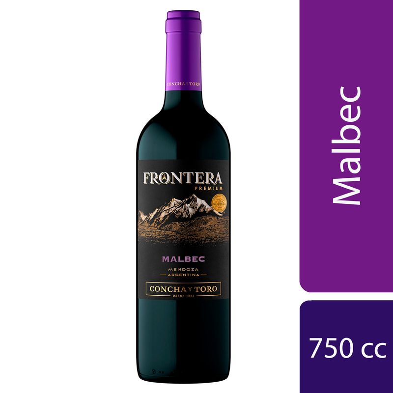 Vino tinto Frontera malbec cyt 750 g. - Carrefour