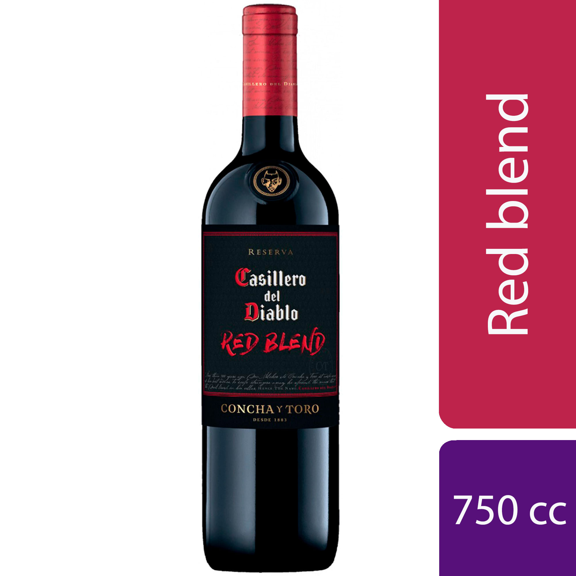 Vino tinto Casillero del Diablo red blend 750 cc. - Carrefour