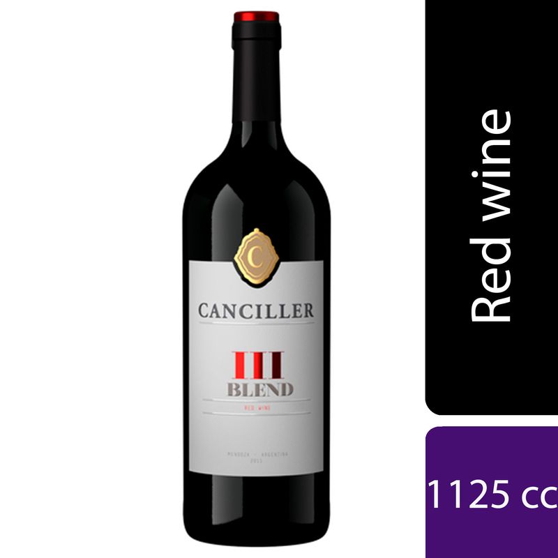 Vino tinto Canciller III blend 1125 cc. - Carrefour