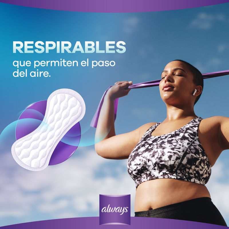 Protectores diarios Always respirable plus 15 uni. - Carrefour