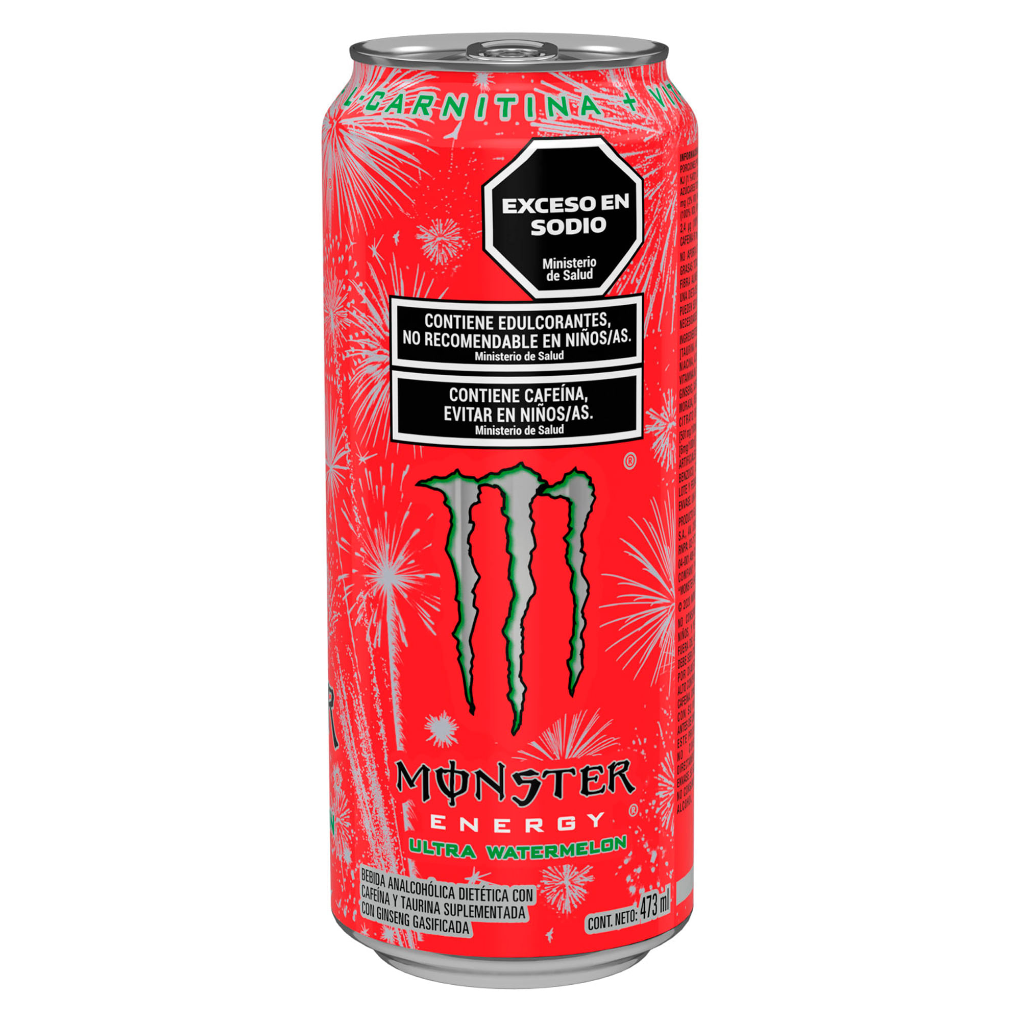 Bebida energizante Monster sin azúcar watermelon lata 473 cc. - Carrefour