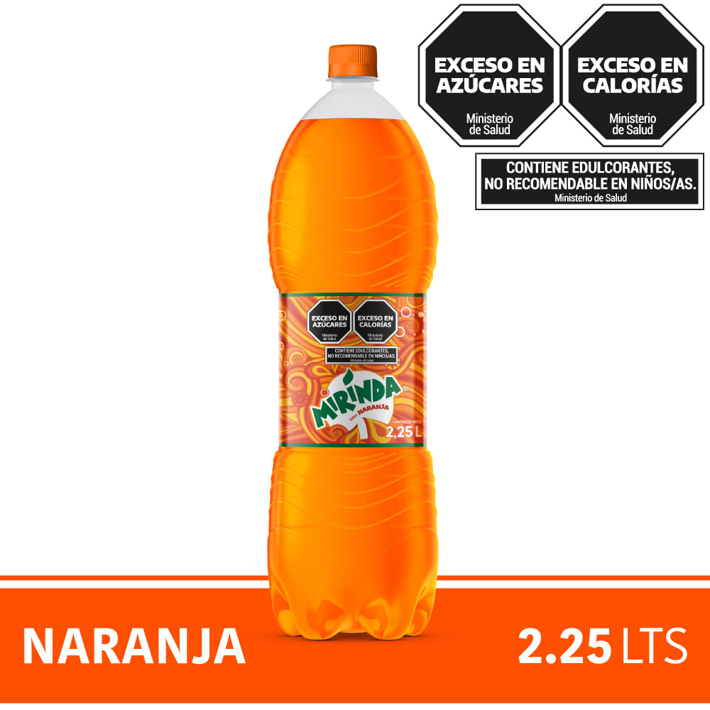 Gaseosa naranja Mirinda 2,25 lts - Carrefour Gaseosa naranja Mirinda 2,25 lts - Carrefour