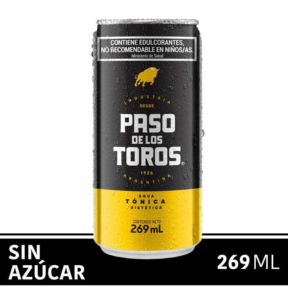 Gaseosa tónica Paso de los Toros sin azúcar en lata 269 ml - Carrefour