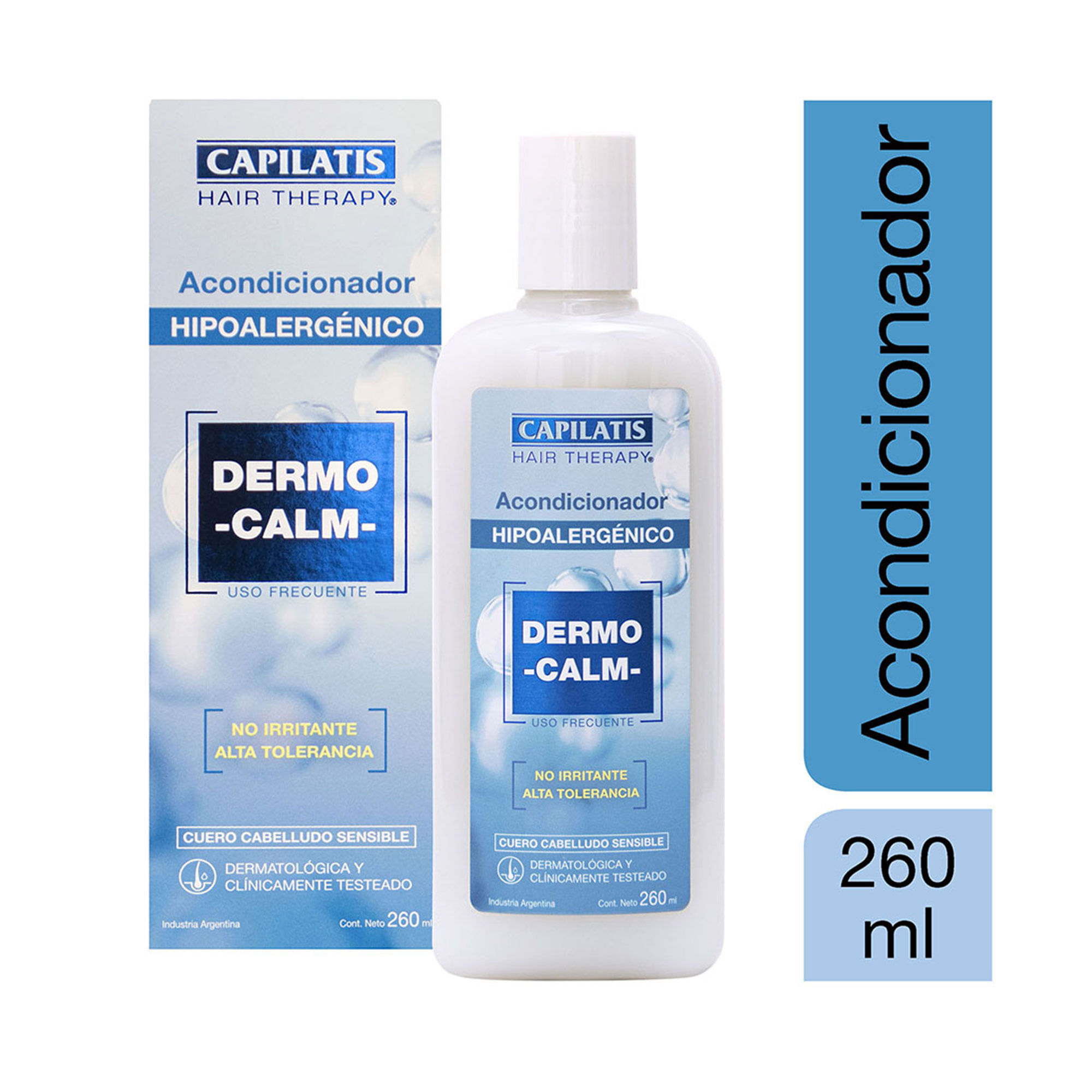 Acondicionador Capilatis dermocalm hipoalergénico 260 cc. - Carrefour