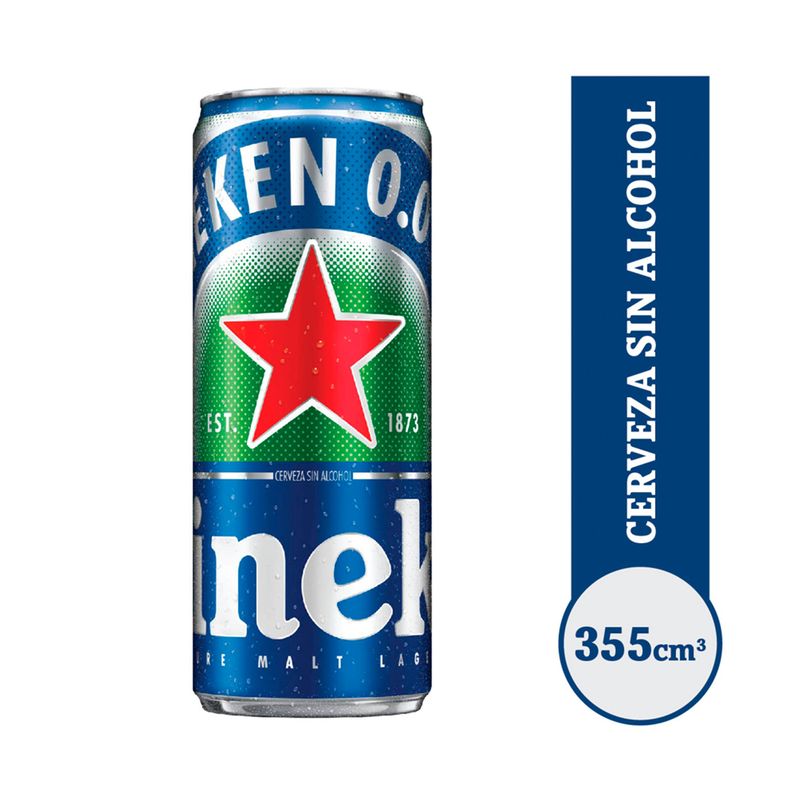 Cerveza sin alcohol Heineken en lata 335 cc. - Carrefour