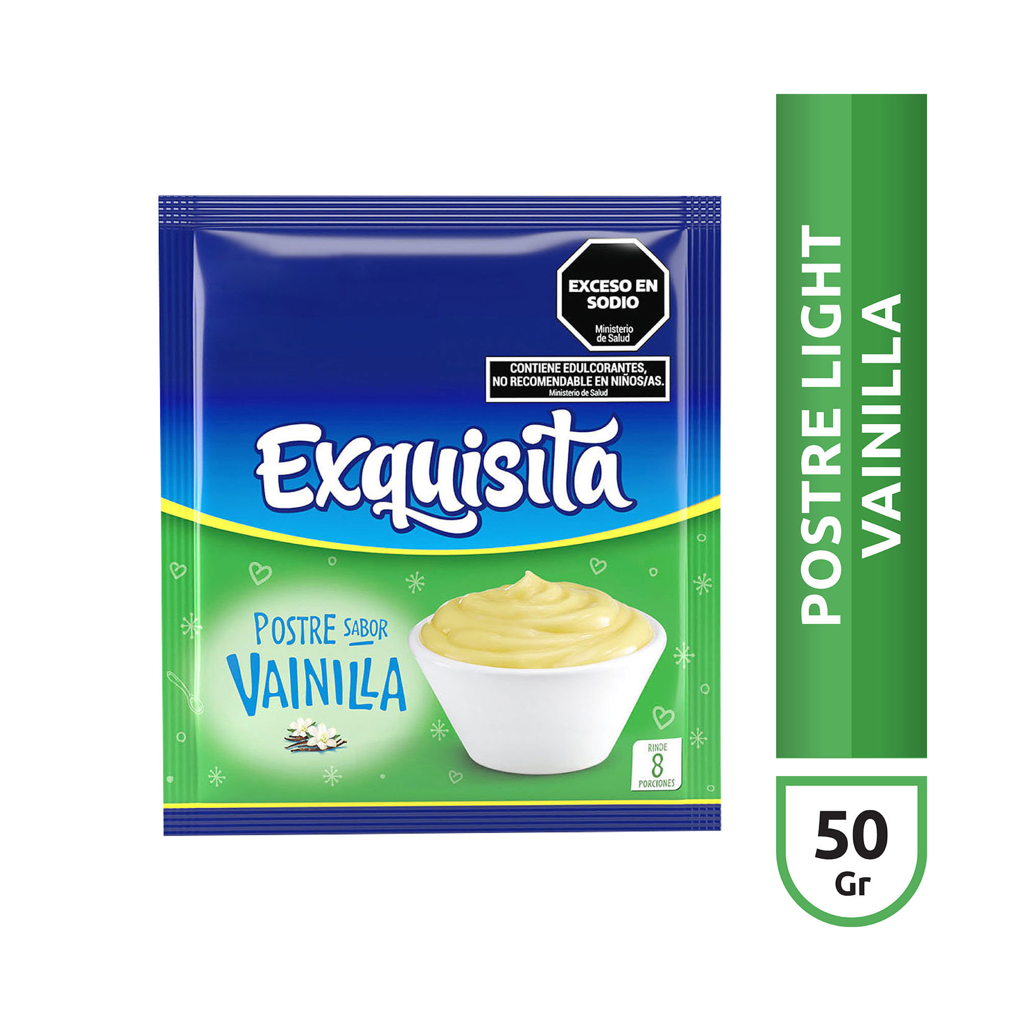 Postre light Exquisita vainilla en sobre 50 g. - Carrefour