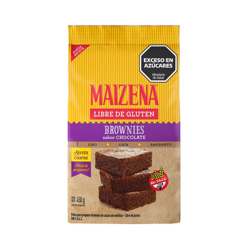 Premezcla Maizena brownie sin tacc 500 g. - Carrefour
