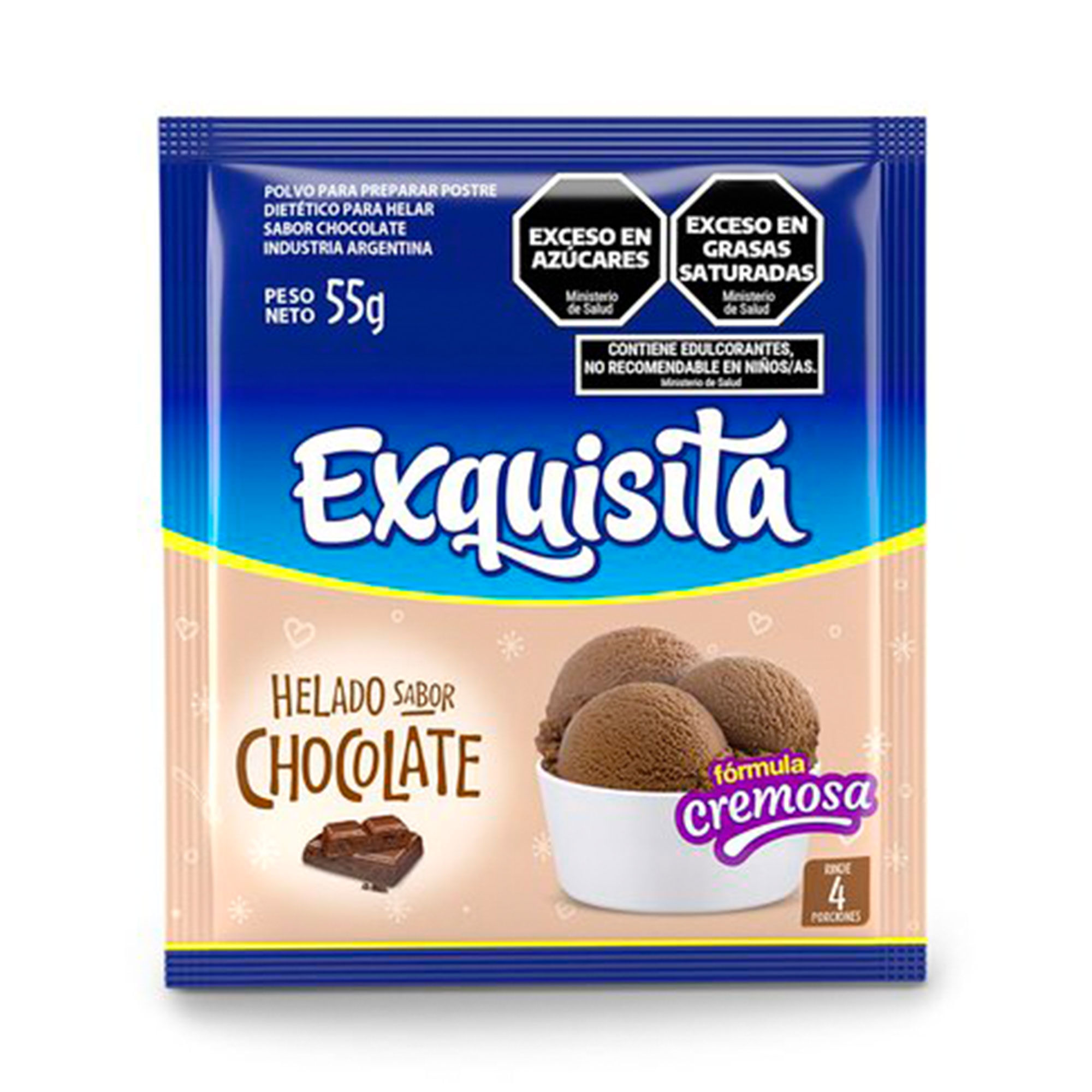 Helado Exquisita de chocolate fortificado 55 g, - Carrefour