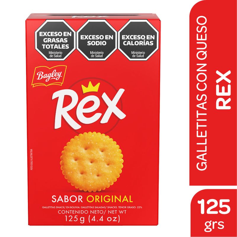 Galletitas crackers Rex original 125 g. - Carrefour