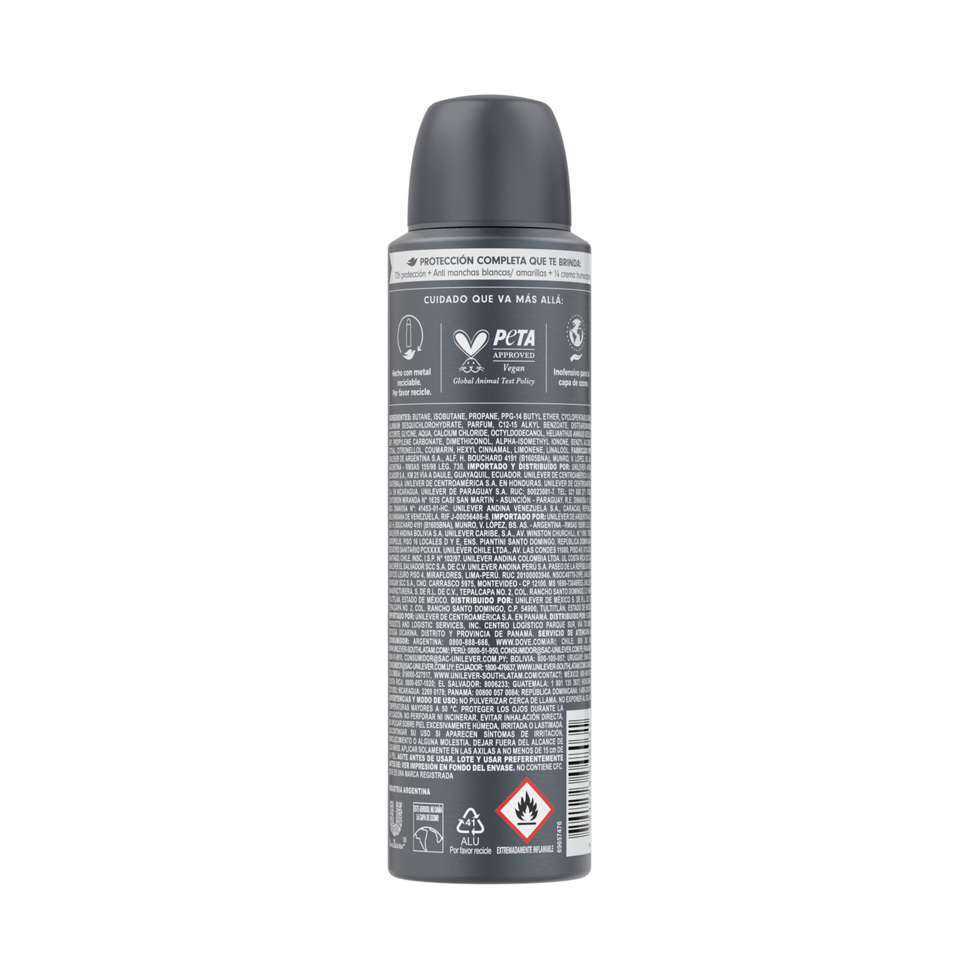 Antitranspirante Dove men invisible dry 150 cc. - Carrefour