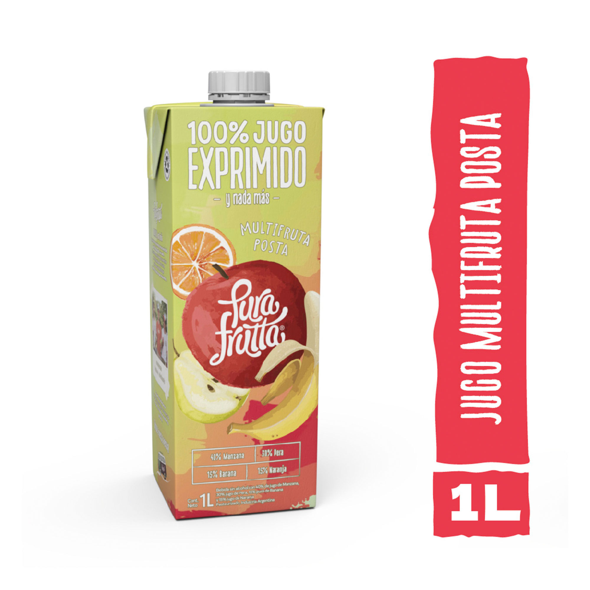 Jugo multifruta Pura frutta tetra 1 lt. - Carrefour