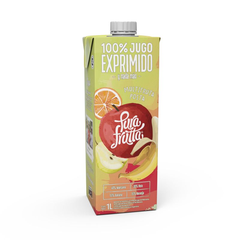 Jugo multifruta Pura frutta tetra 1 lt. - Carrefour