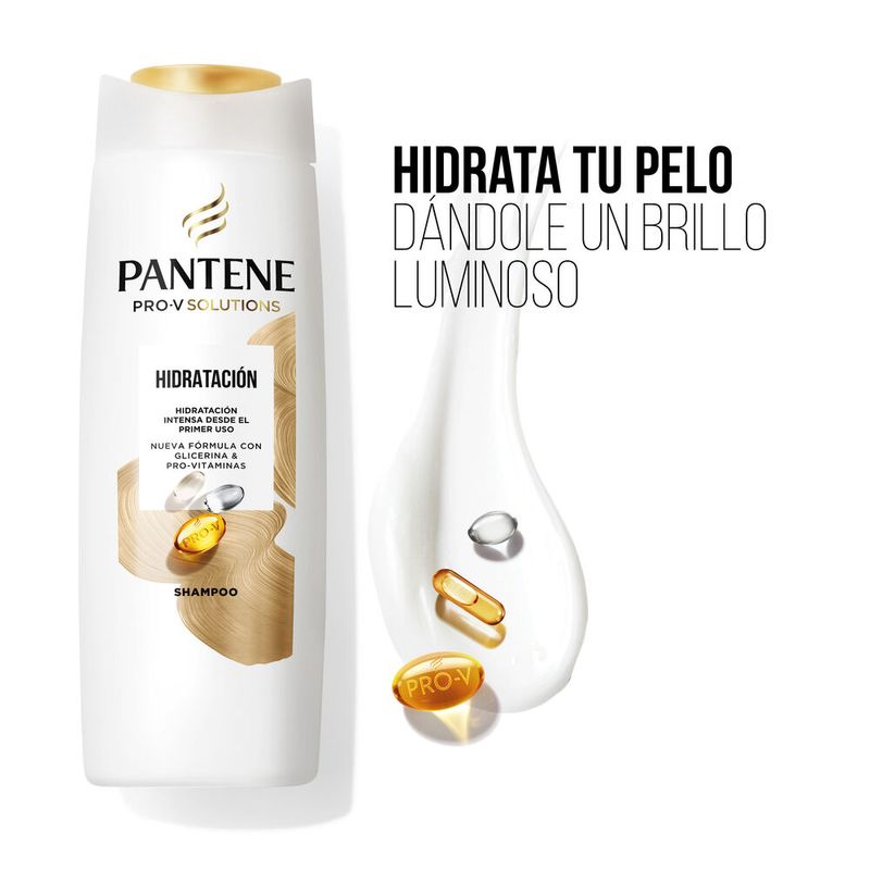 Shampoo Pantene hidratación 400 cc. - Carrefour