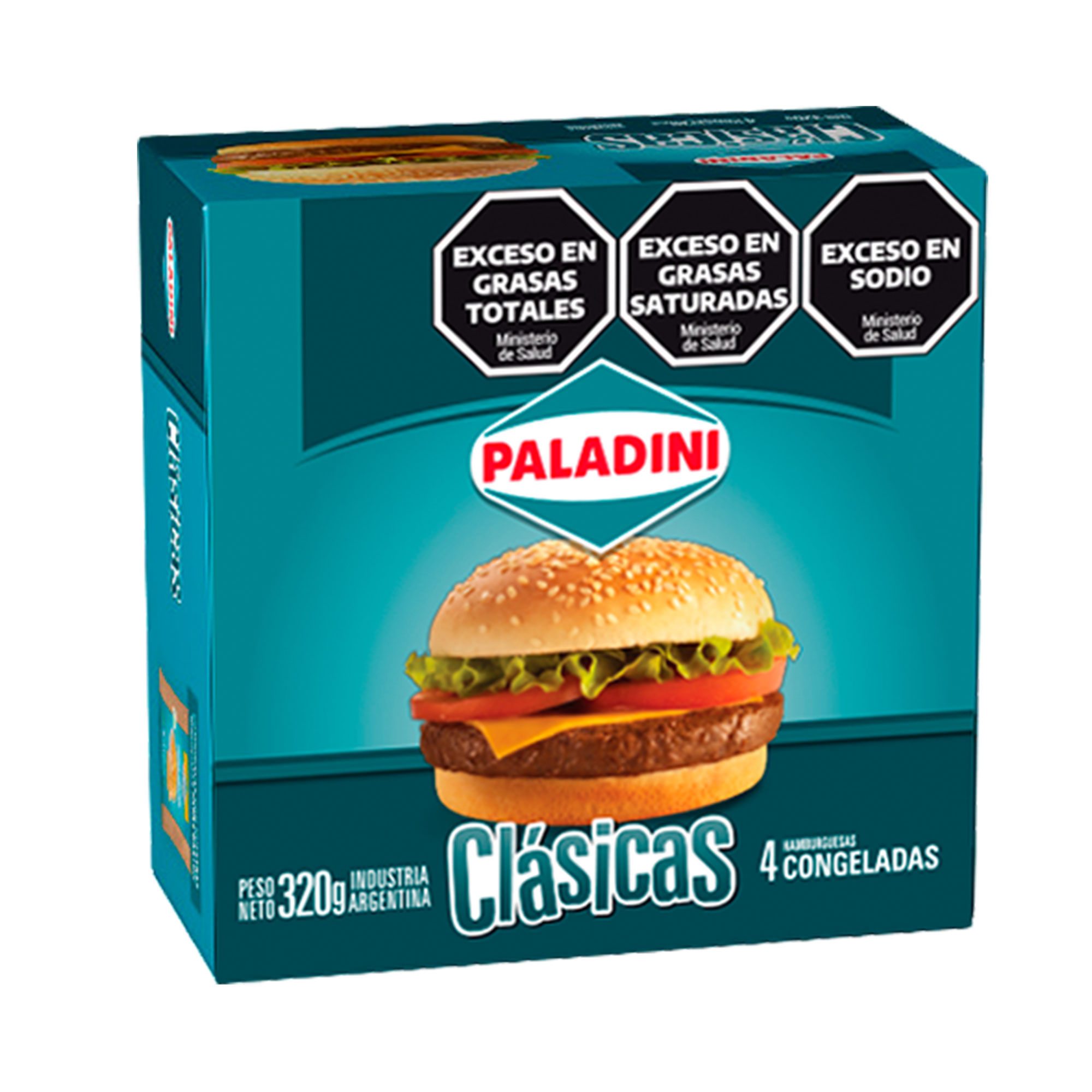 Hamburguesa Paladini en caja 4 uni - Carrefour