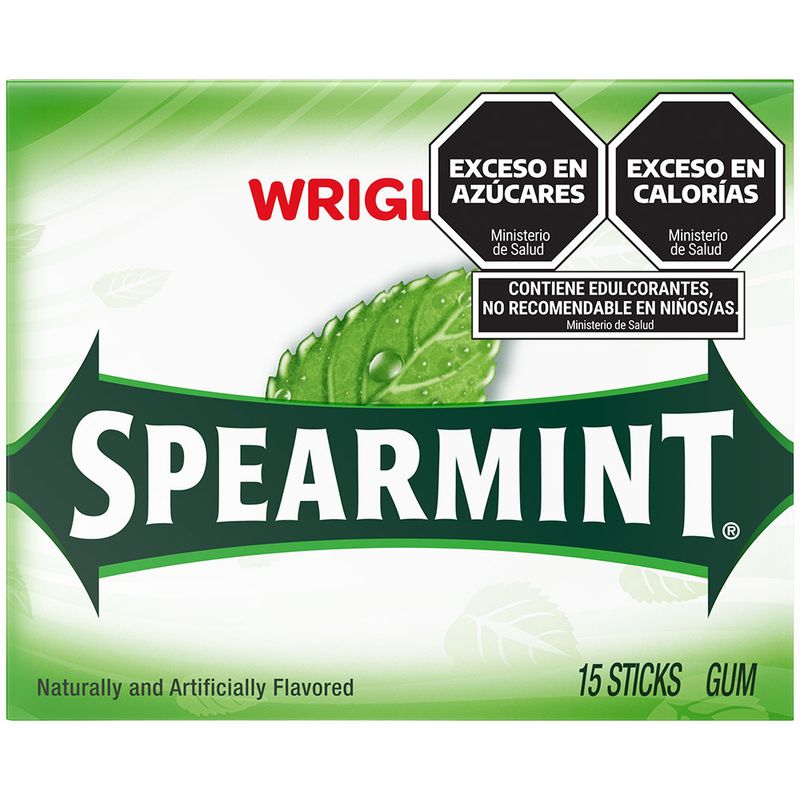 Chicle Wrigleys slim spearmint pack sticks x 15 uni - Carrefour