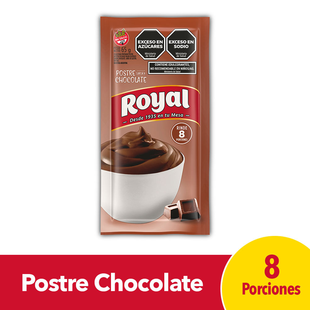 Postre de chocolate Royal en sobre 65 g. - Carrefour