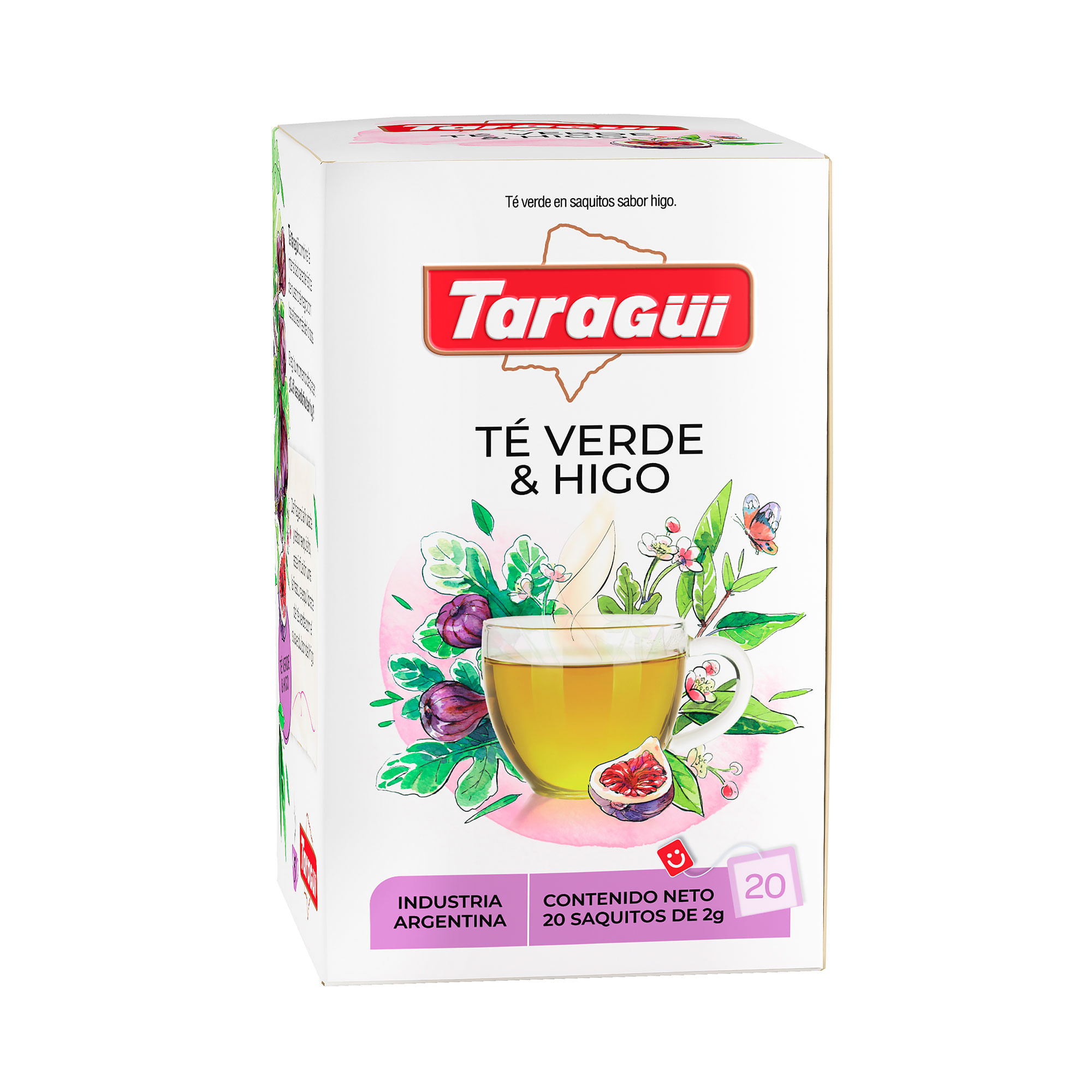 Té saborizado Taragui verde higo 20 uni - Carrefour