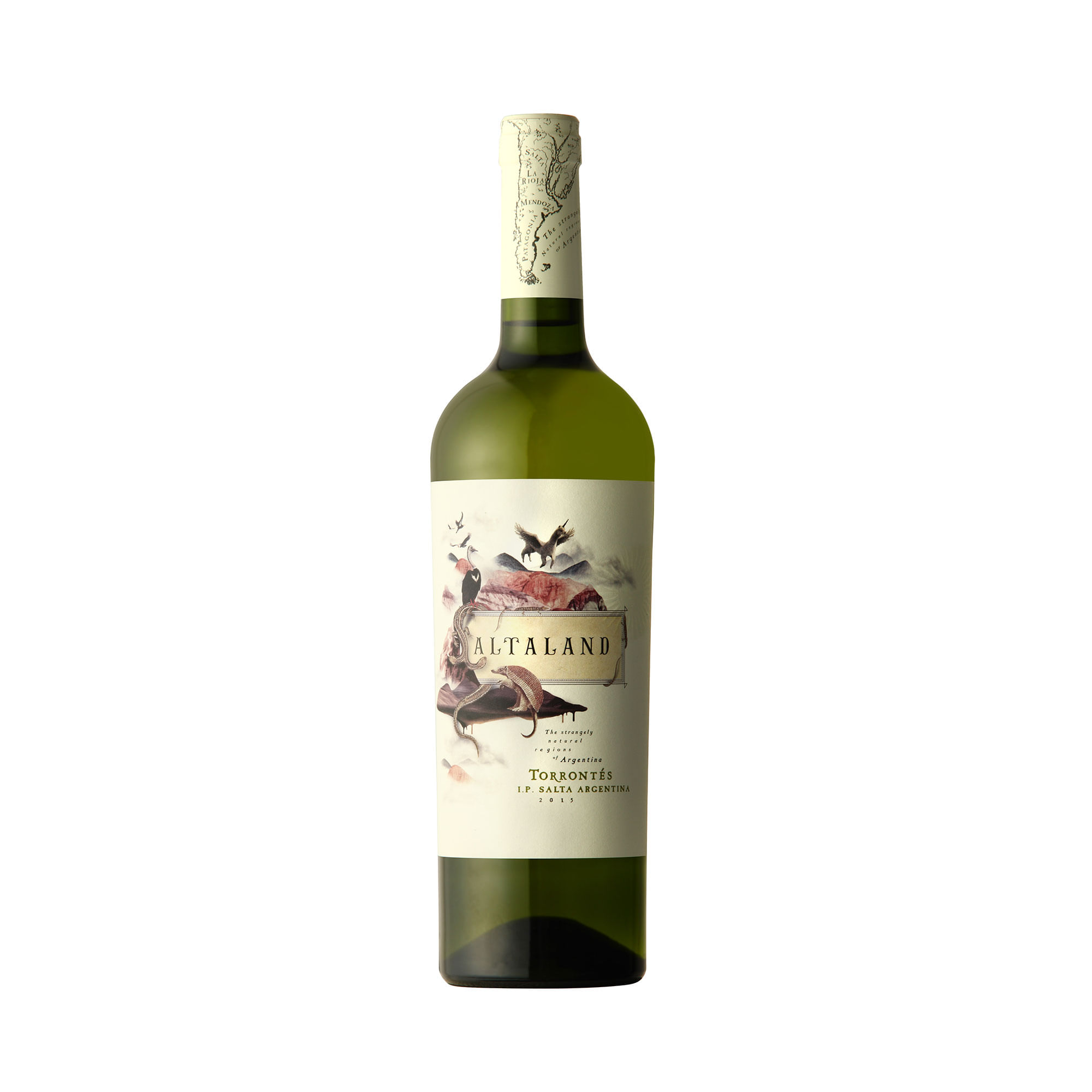 Vino blanco Torrontés Altaland e botella 750 ml - Carrefour