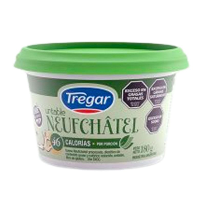 Queso neufchatel Tregar light en pote 180 g. - Carrefour