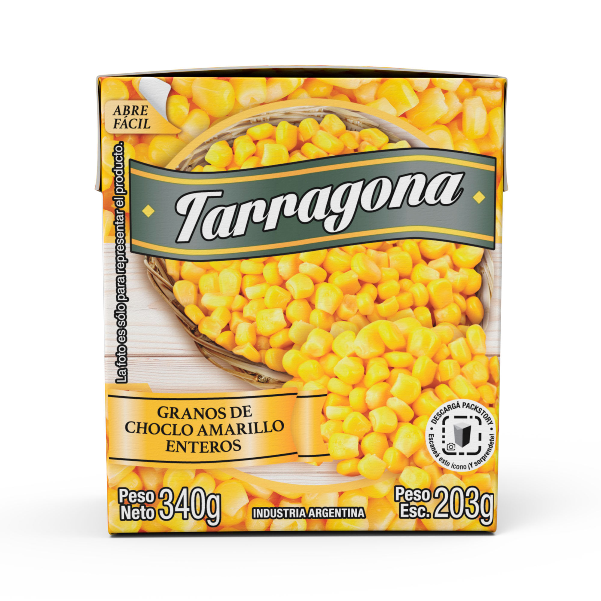 Choclo en grano amarillo Tarragona 340 g. - Carrefour