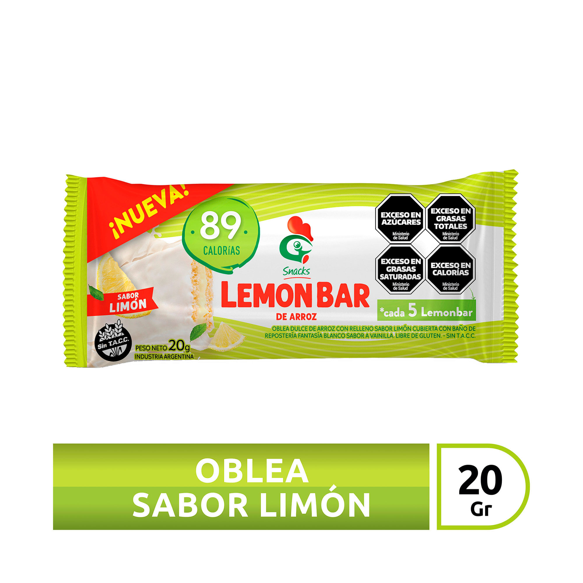 Oblea de arroz Gallo snack lemonbar 20 g. - Carrefour
