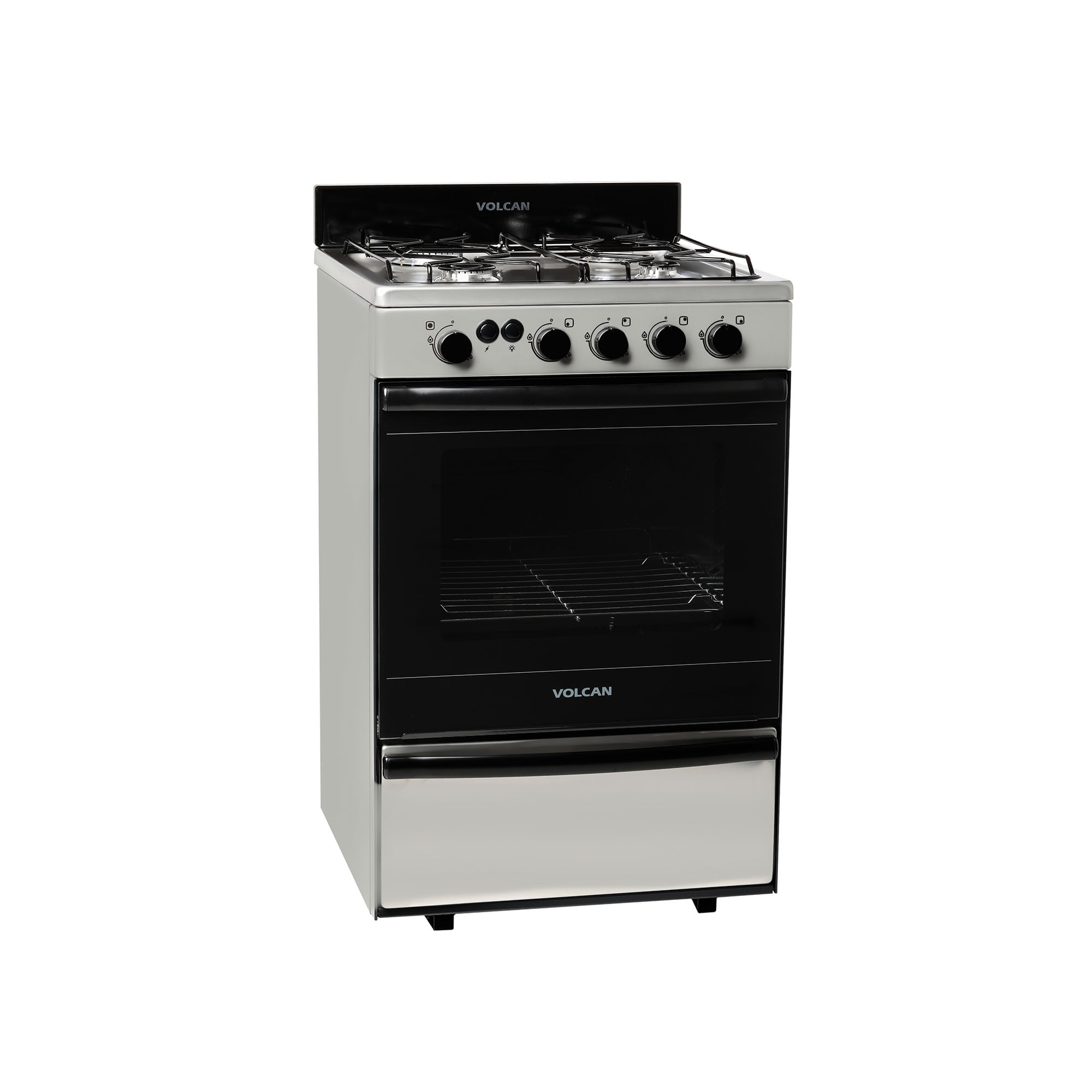 Cocina Volcan 55cm con encendido gas natural 87673V - Carrefour