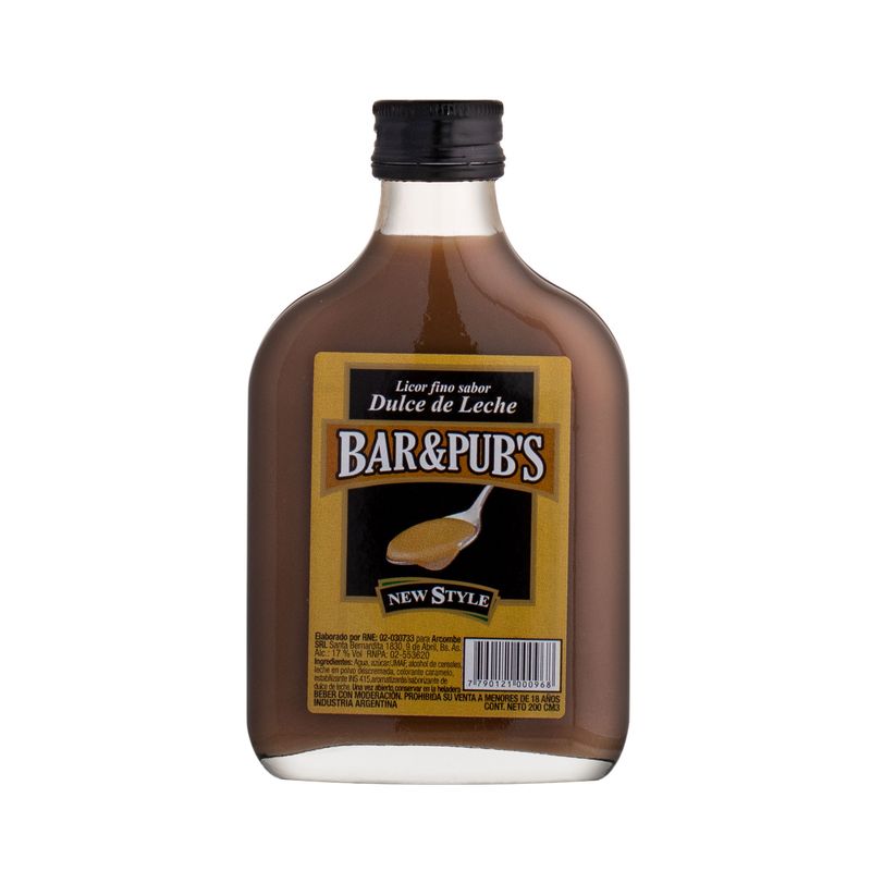 Licor de dulce de leche New style petaca 200 cc. - Carrefour