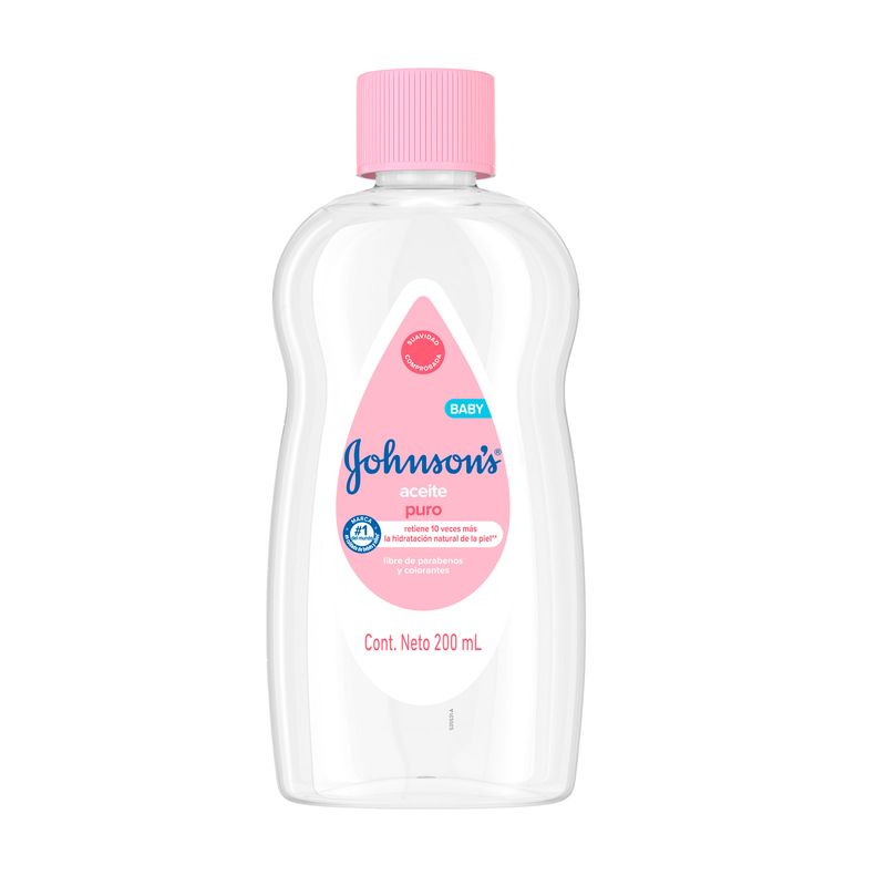 Aceite para bebé Johnsons baby puro 200 cc. - Carrefour