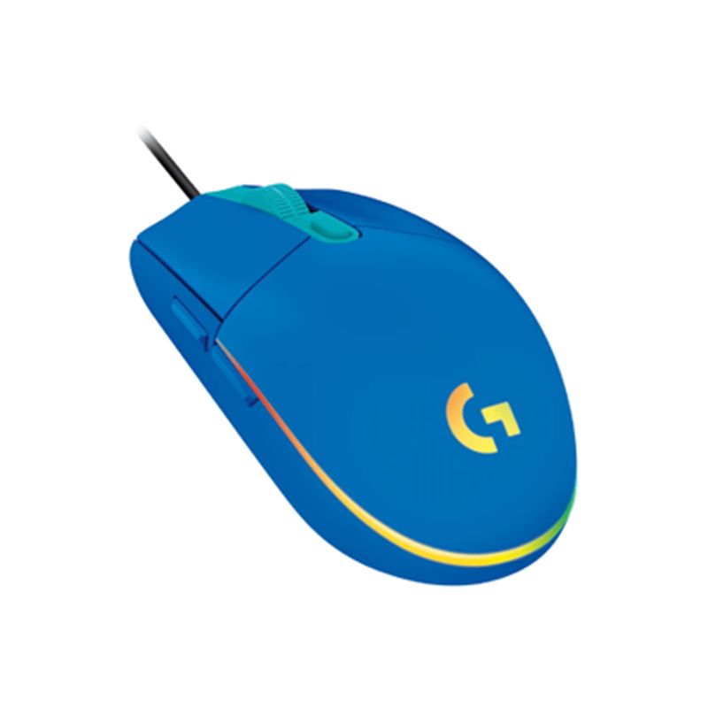 Mouse Logitech g203 lightsync gaming mouse blue - Carrefour