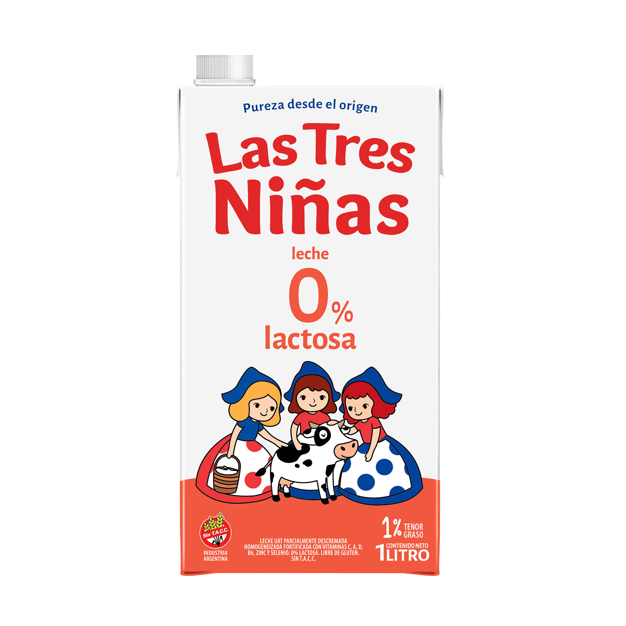 Leche deslactosada Las tres niñas UHT 1 lt. - Carrefour