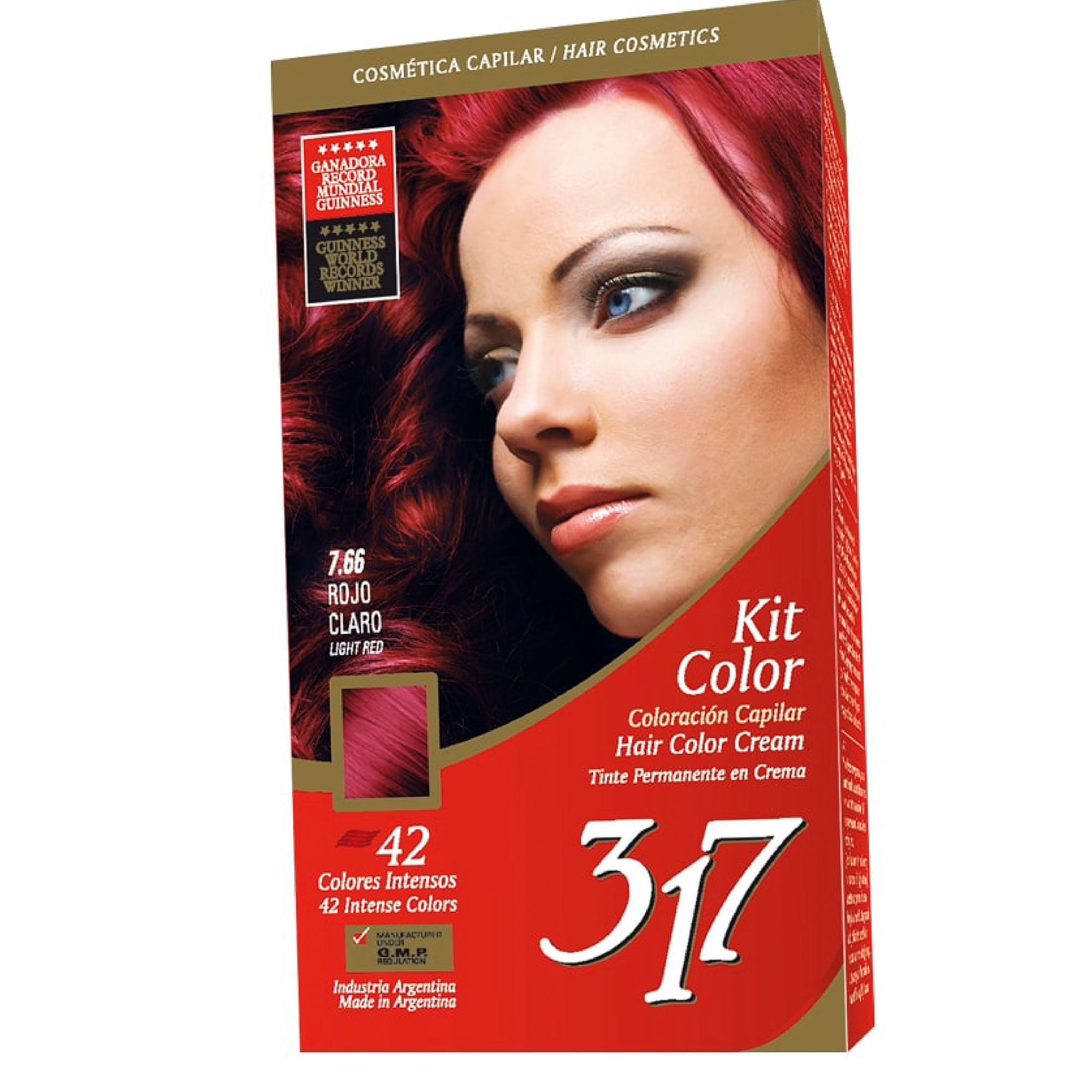 Color permanente 317 kit rojo claro 7.66 1 uni - Carrefour