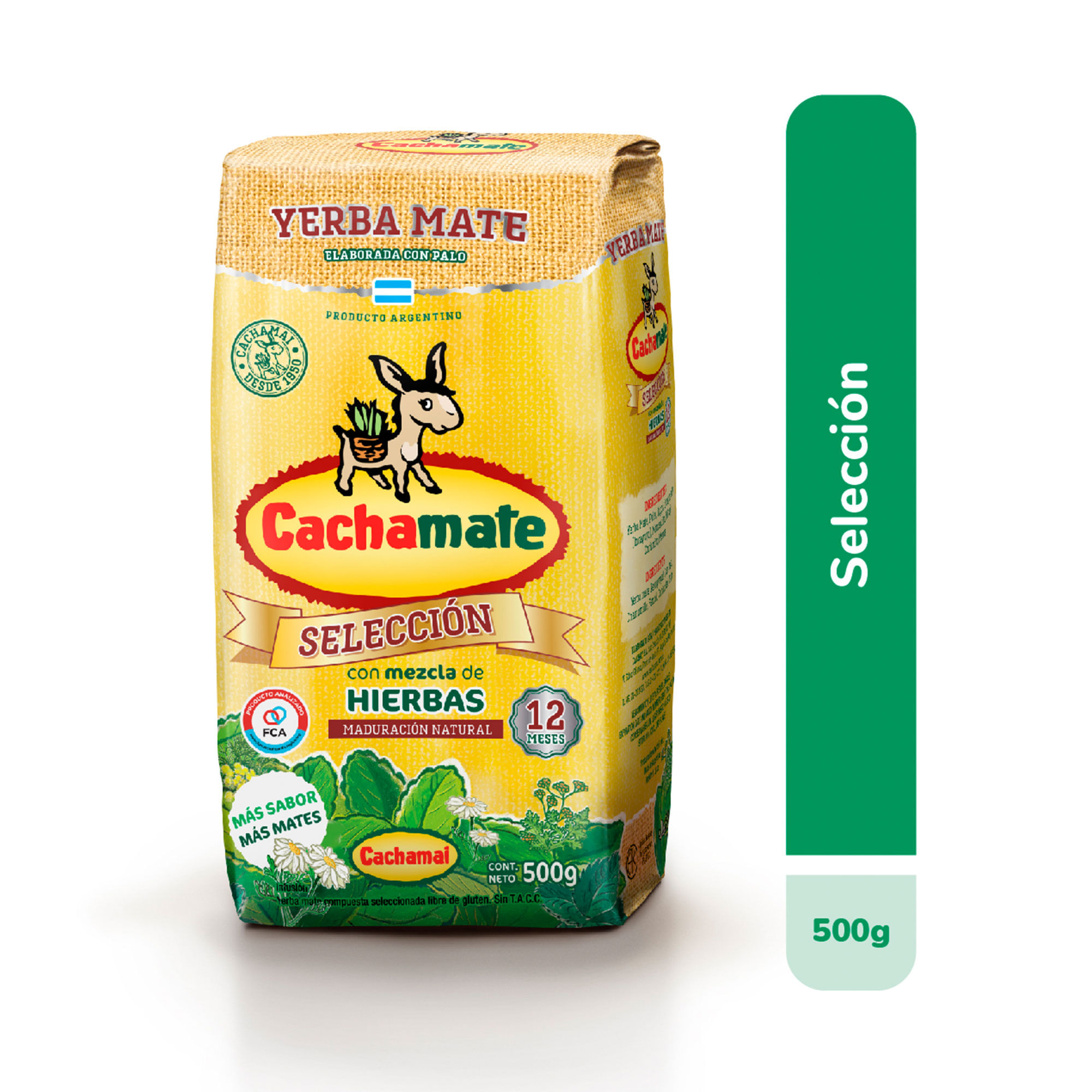 Yerba mate Cachamate selección 500 g. - Carrefour