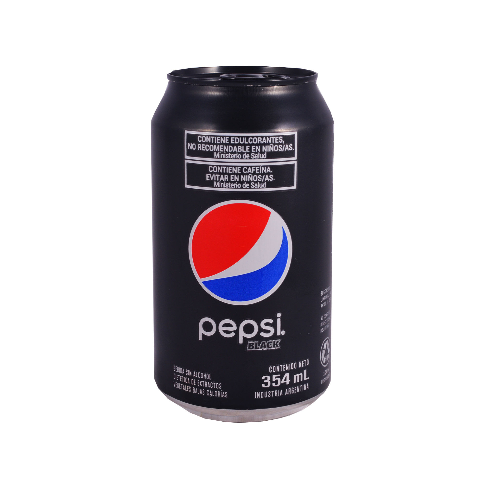 Gaseosa cola Pepsi Black en lata 354 ml - Carrefour