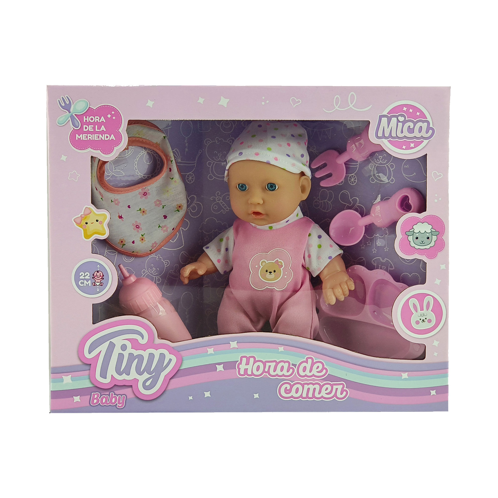 Bebe tiny hora de comer de 22 cm - Carrefour
