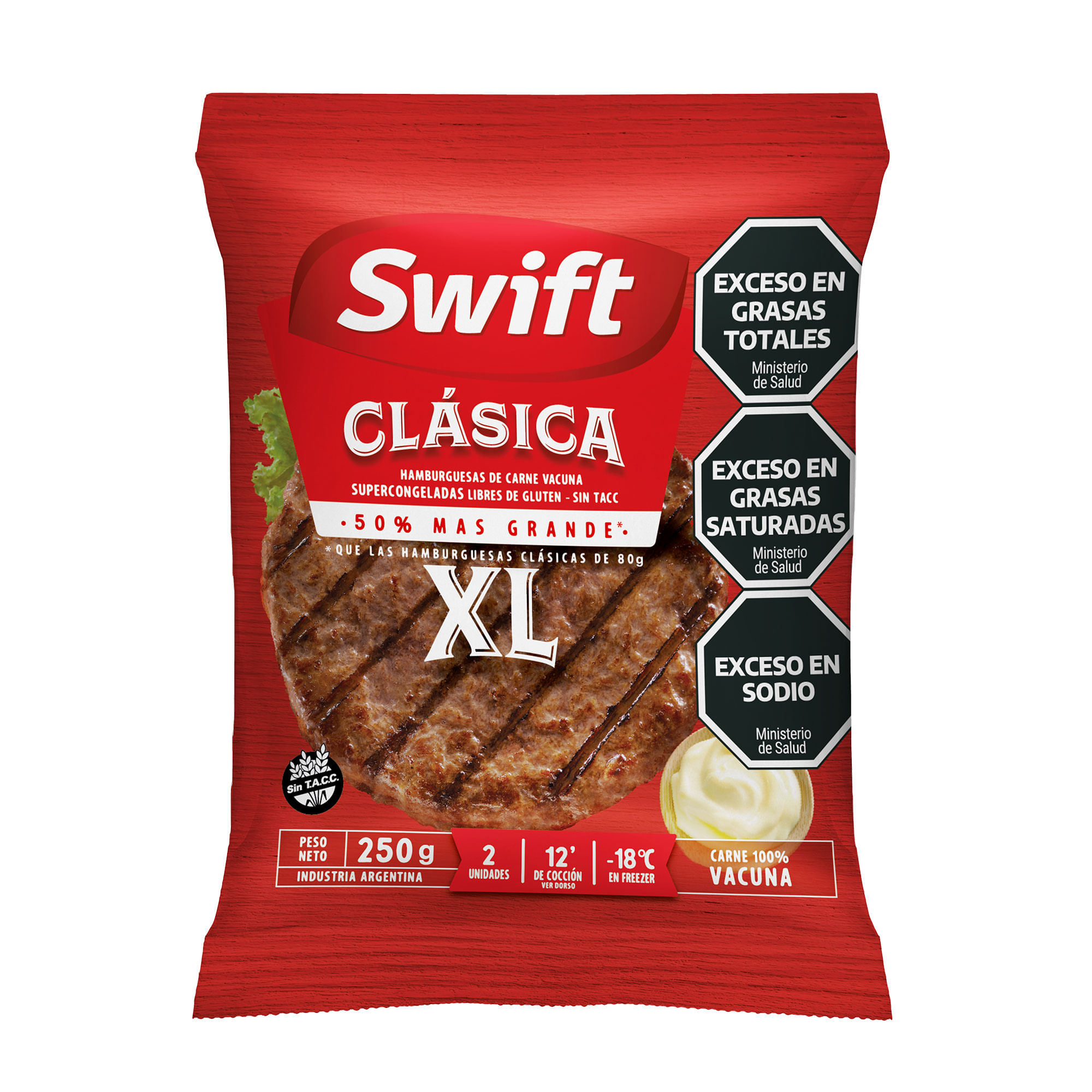 Hamburguesa Swift clásica XL 250 g. - Carrefour