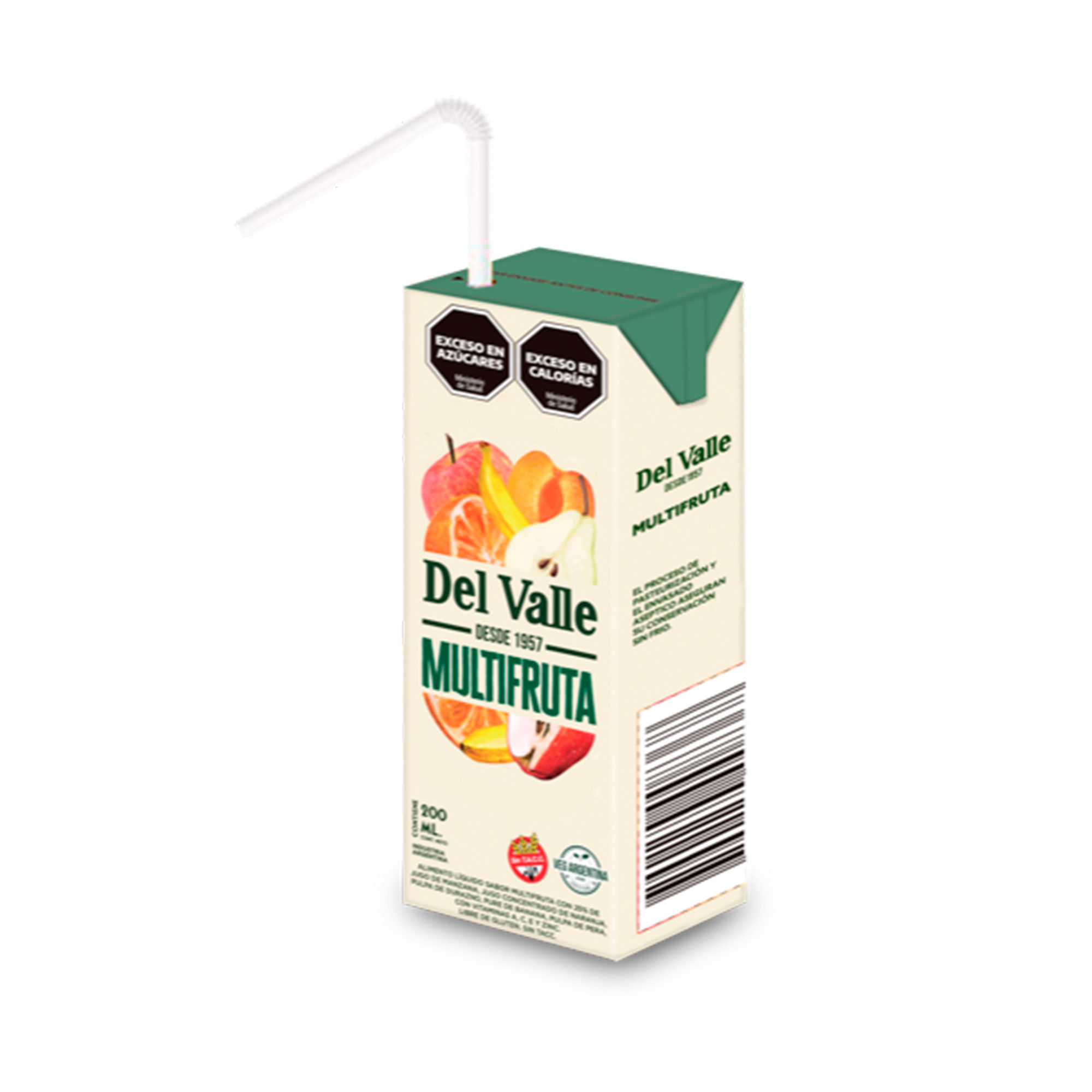 Jugo natural multifruta Del Valle 200 cc. - Carrefour