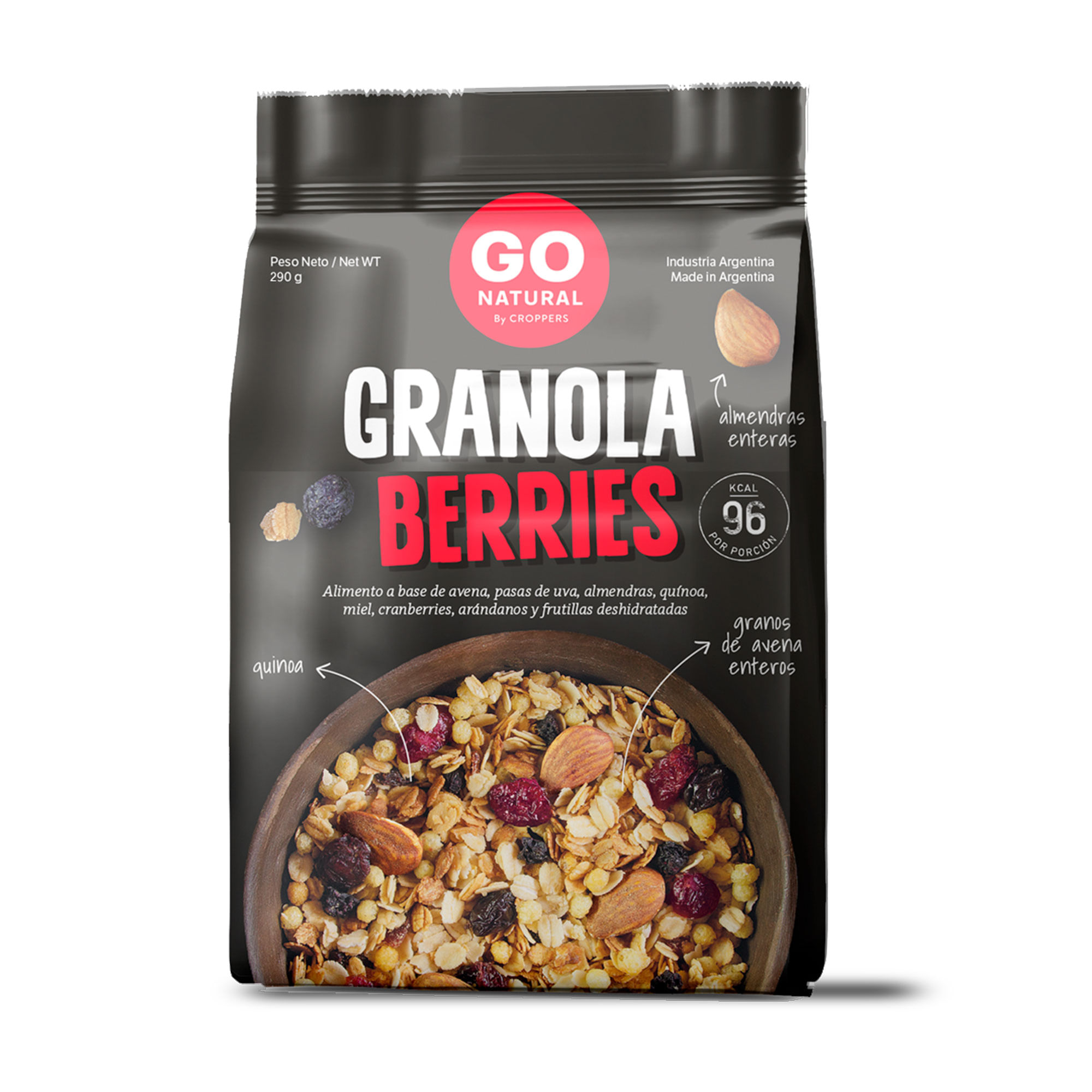 Granola barries Go naturañ 290 g. - Carrefour