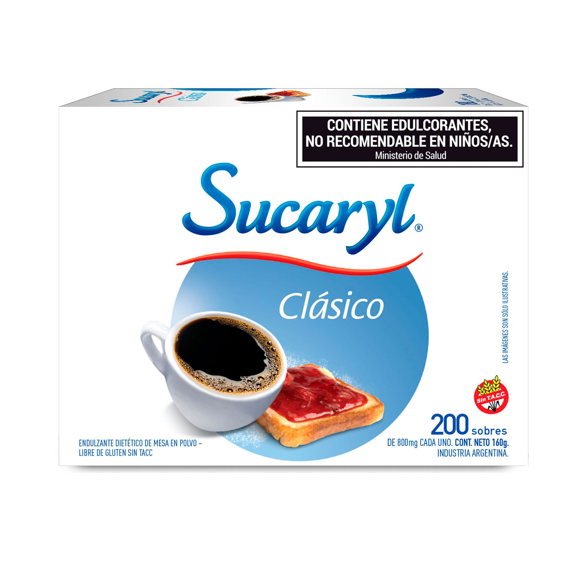 Edulcorante en sobres Sucaryl con sacarina 200 uni - Carrefour